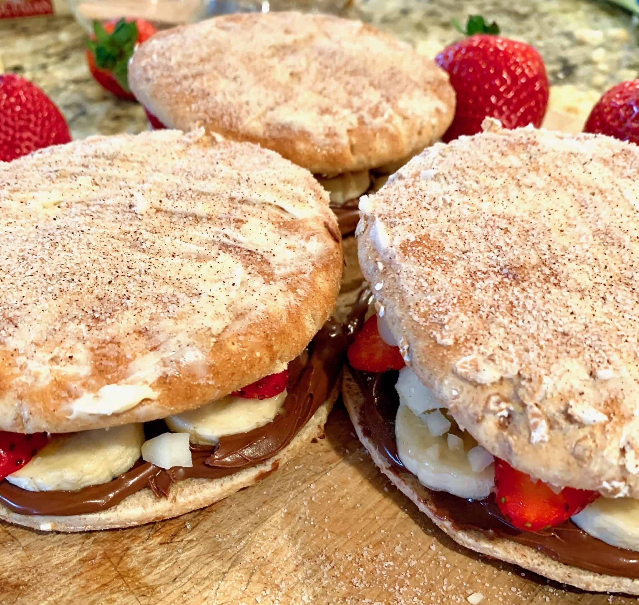 The ULTIMATE Nutella Panini with Bananas, Strawberries, and Macadamia ...