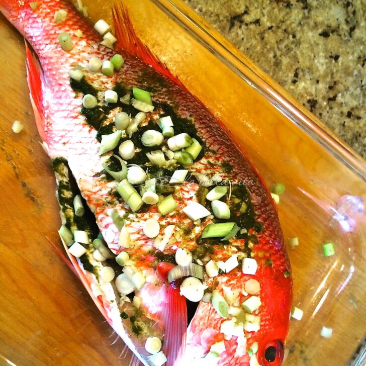How To Make Caribbean Green Seasoning Marinade | La Bella Vita Cucina