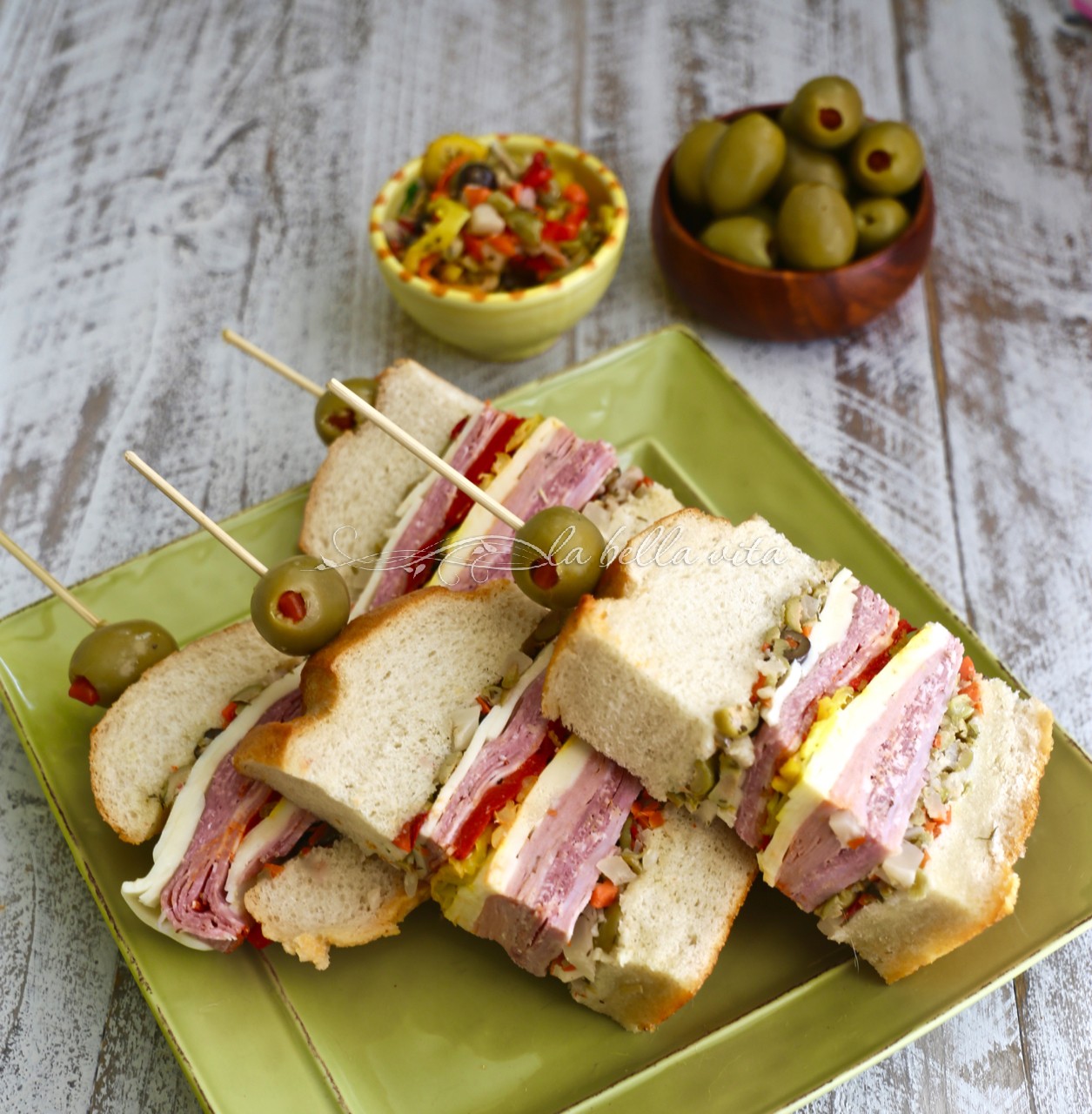 Classic New Orleans Muffuletta | La Bella Vita Cucina