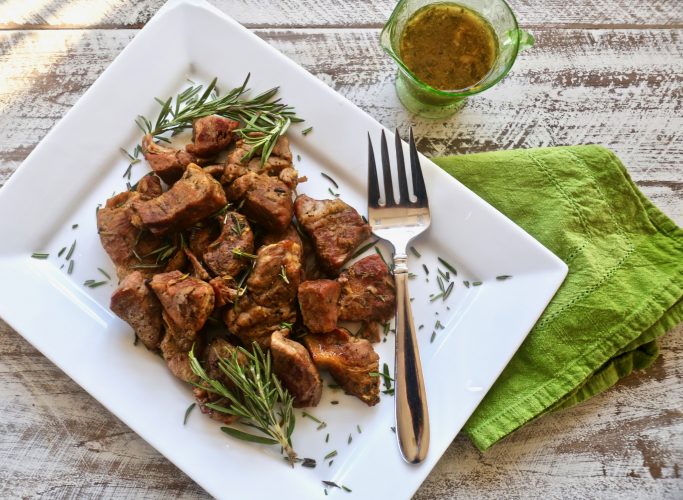 Italian Pork Ribs with Garlic Rosemary Sauce | La Bella Vita Cucina
