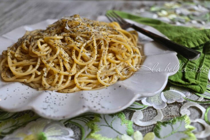 Cacio e Pepe, A Classic, Traditional Roman Pasta Dish | La Bella Vita ...