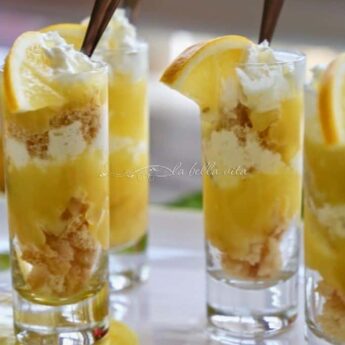 Mini Meyer Lemon Parfaits | La Bella Vita Cucina