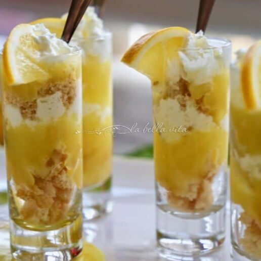 Mini Meyer Lemon Parfaits | La Bella Vita Cucina