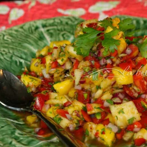Superb and Easy Mango Pineapple Salsa — FRESH and Delicious! | La Bella ...