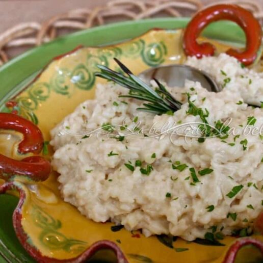 Classic Italian Risotto in Bianco | La Bella Vita Cucina