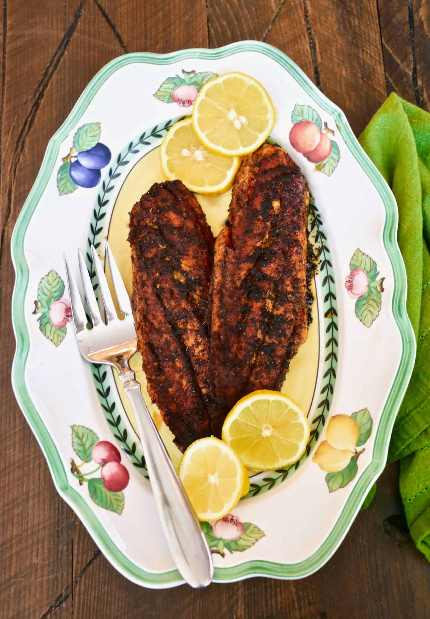 Perfect Garlic Butter Blackened Redfish | La Bella Vita Cucina