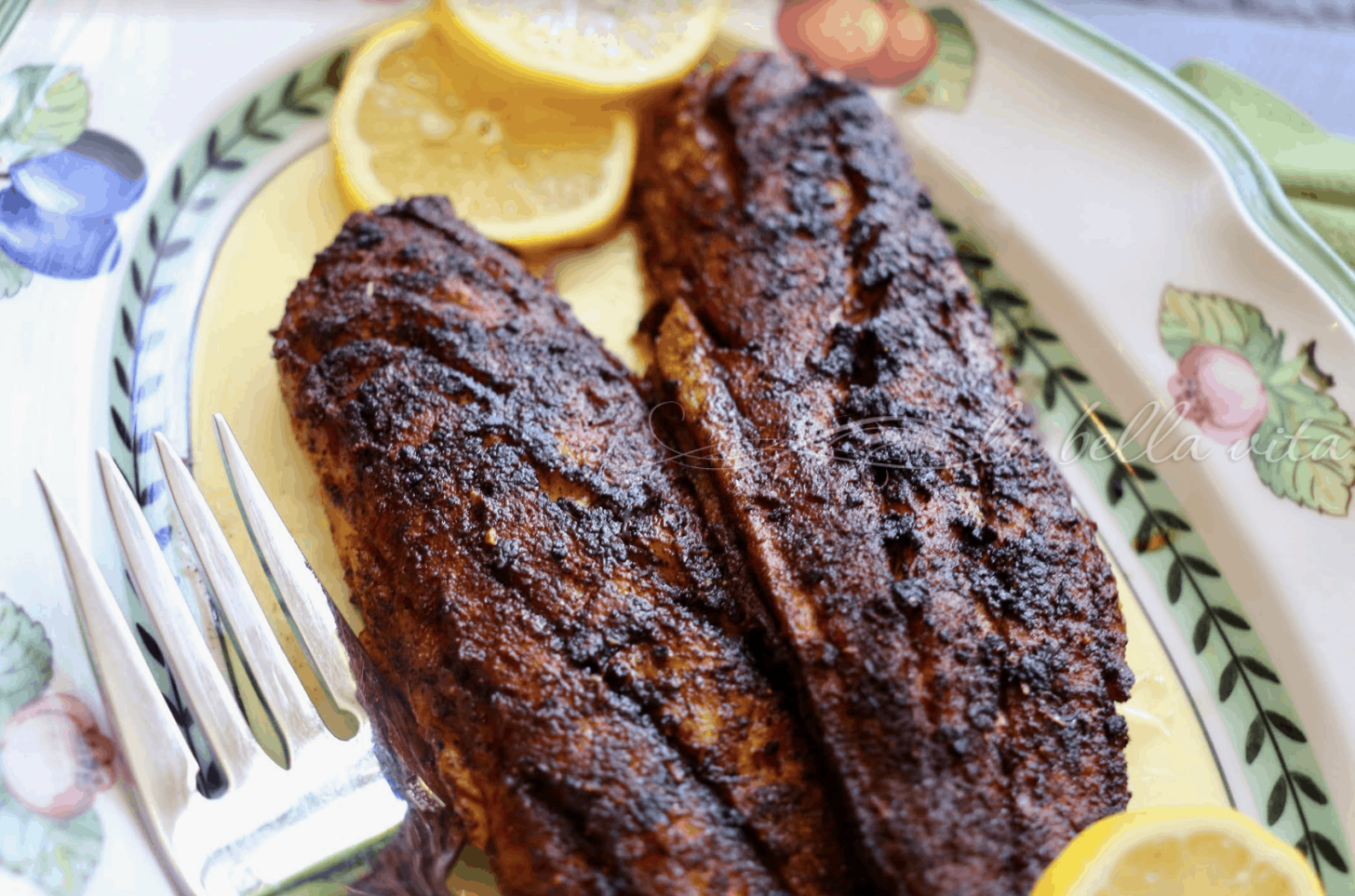Perfect Garlic Butter Blackened Redfish | La Bella Vita Cucina