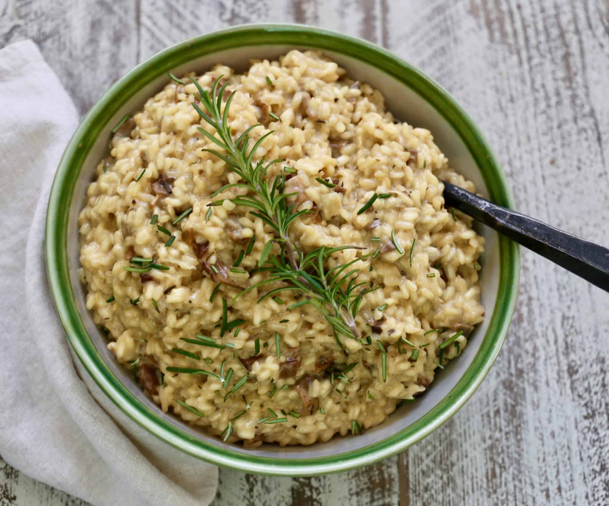 Porcini Mushroom Risotto with Truffles | La Bella Vita Cucina