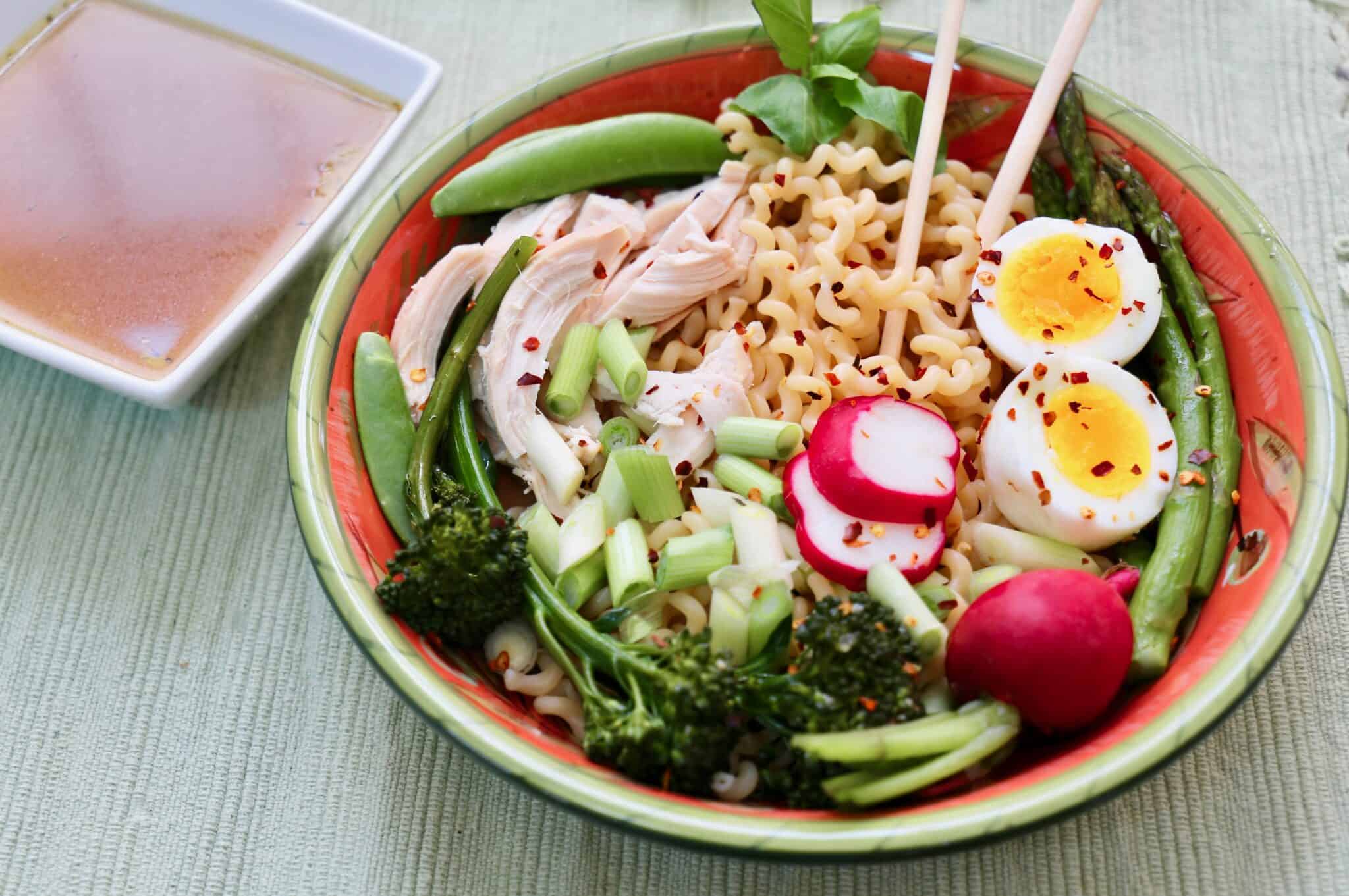 Italian Style Chicken Ramen Noodle Bowl ~ Chinese New Year | La Bella ...