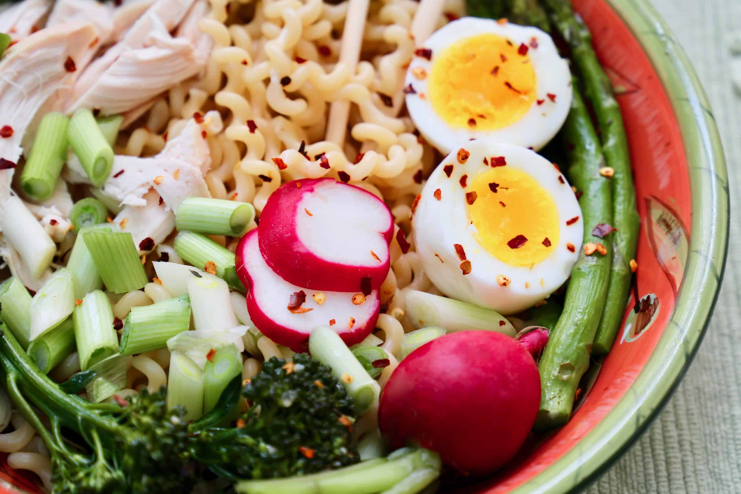 Italian Style Chicken Ramen Noodle Bowl ~ Chinese New Year | La Bella ...
