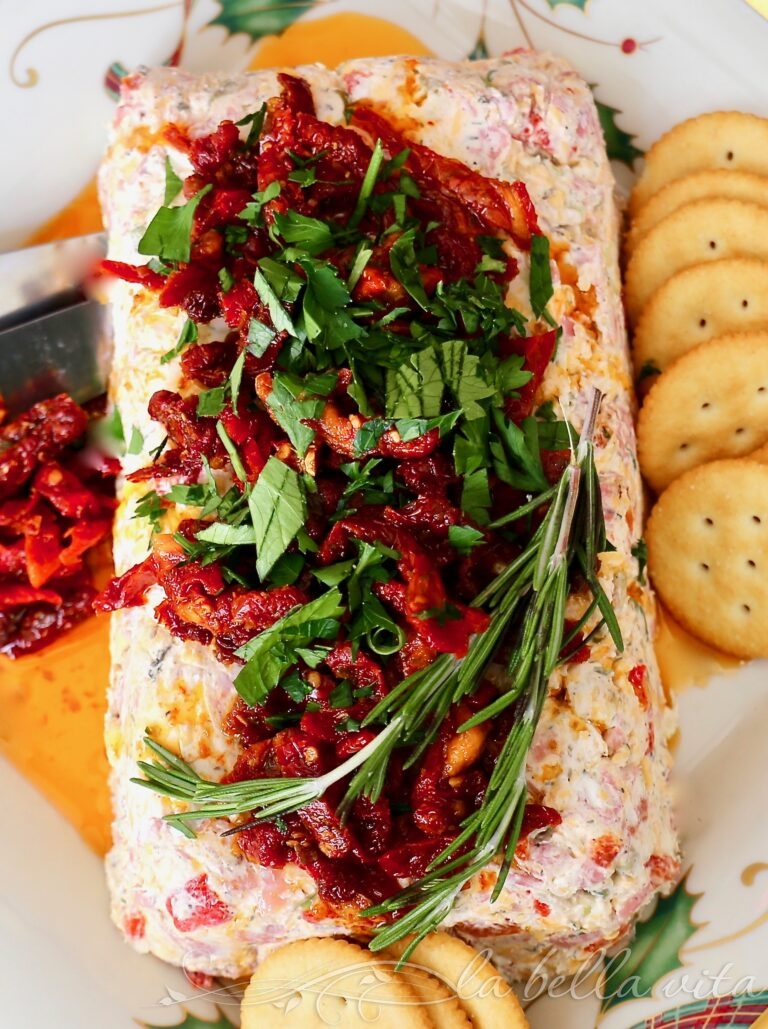 Amazing Italian Cheese Log PACKED with Flavor | La Bella Vita Cucina