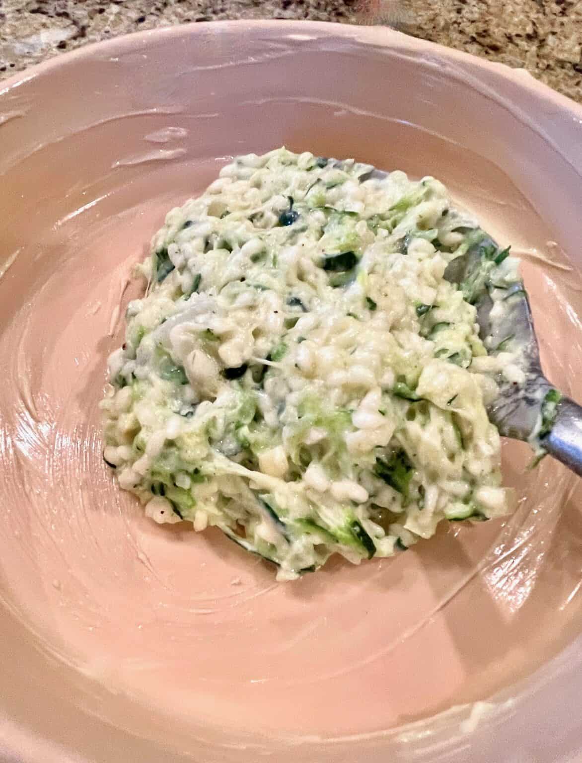 Creamy Baked Parmesan Zucchini and Rice Gratin | La Bella Vita Cucina