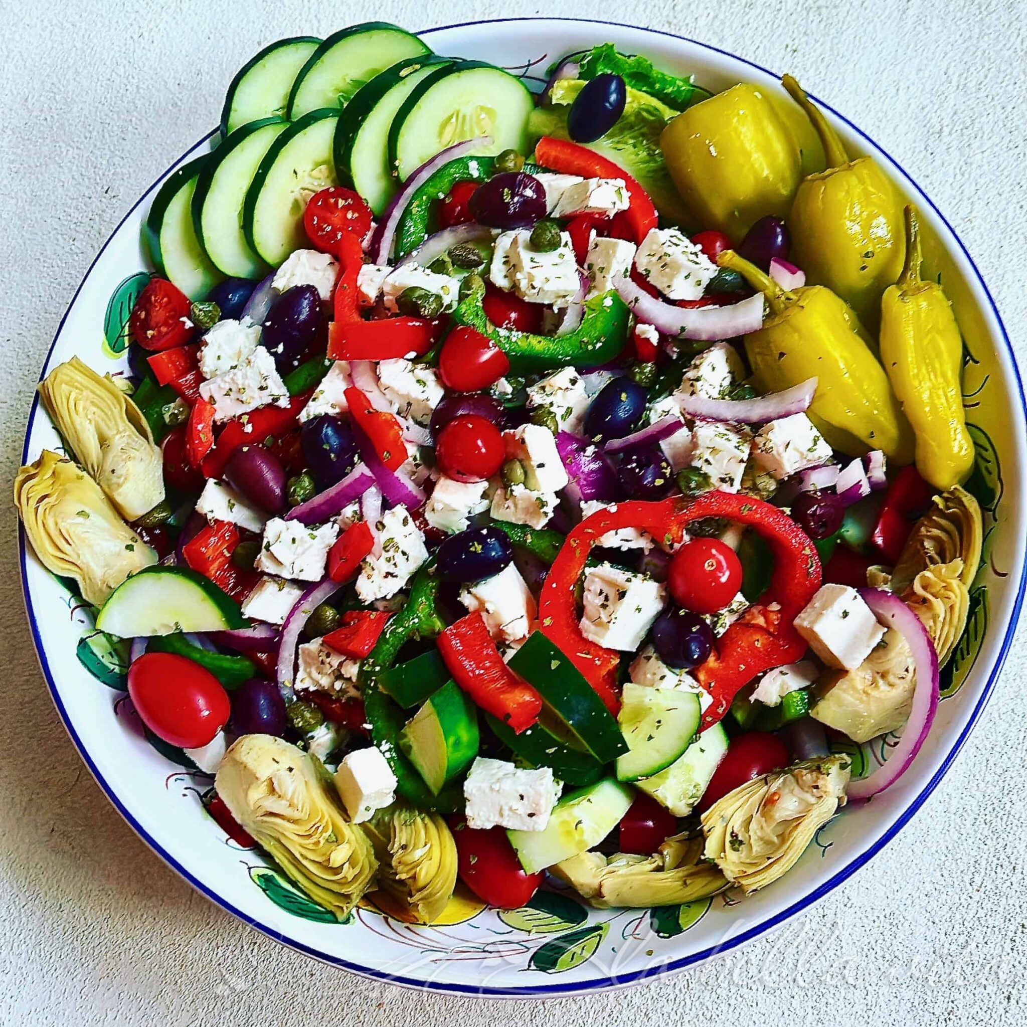 How To Make A Classic Greek Salad | La Bella Vita Cucina