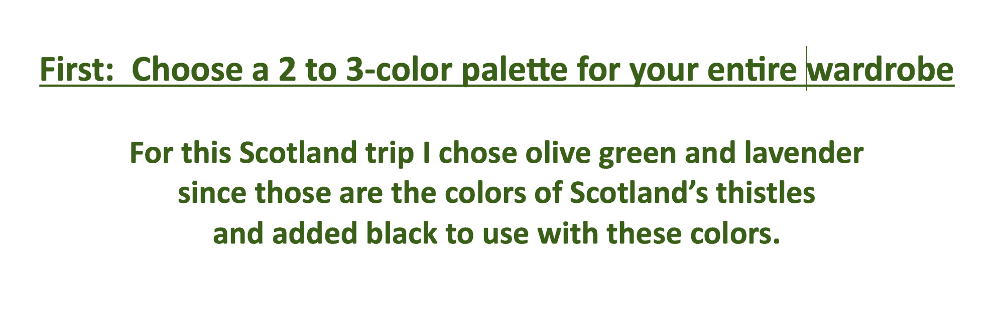 Essential Packing List – Scotland in August | La Bella Vita Cucina